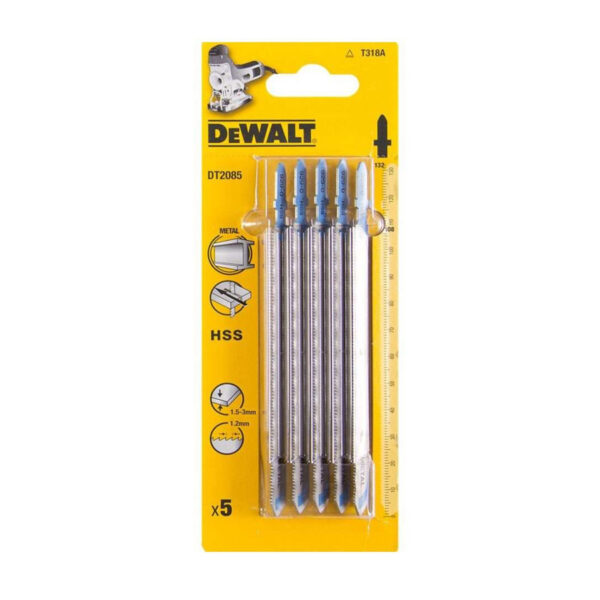 Dewalt Σετ Λάμες Σέγας Κοπής Μετάλλου 132mm (5 τεμ.) - DT2085 ...